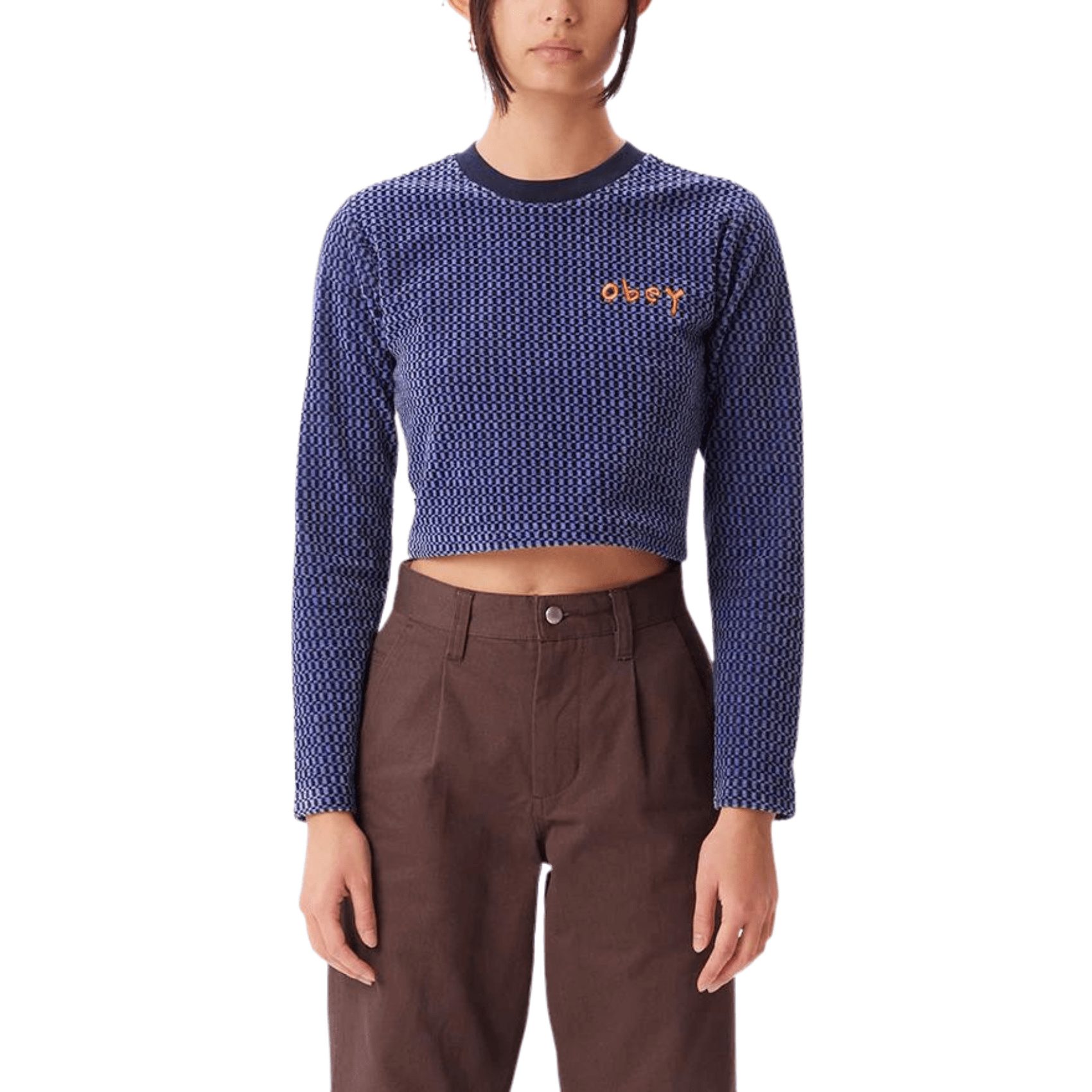 Obey Felpa Tailwhip Tee Digital Violet Multcolor Blu 231030115 ...