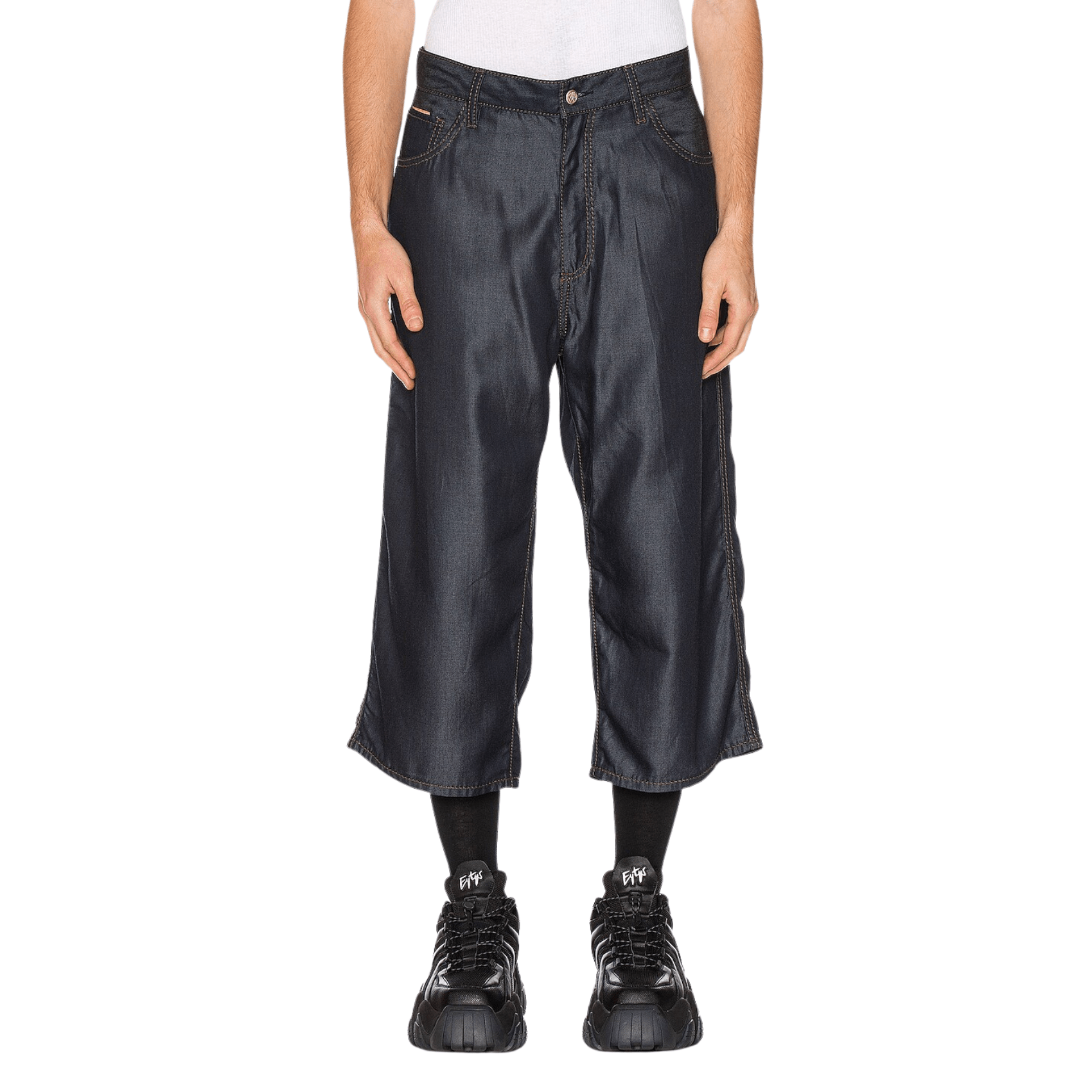 Eytys Pantaloni Boyle Fluid Indigo Blu BOFI Sintetico Uomo – The Supernuts